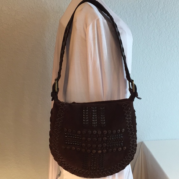 Express | Bags | Express Brown Genuine Suede Purse Excellent | Poshmark